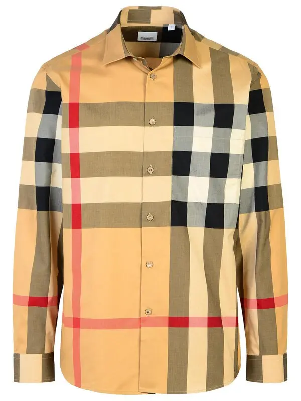 Burberry Summerton' Cotton Shirt - Beige