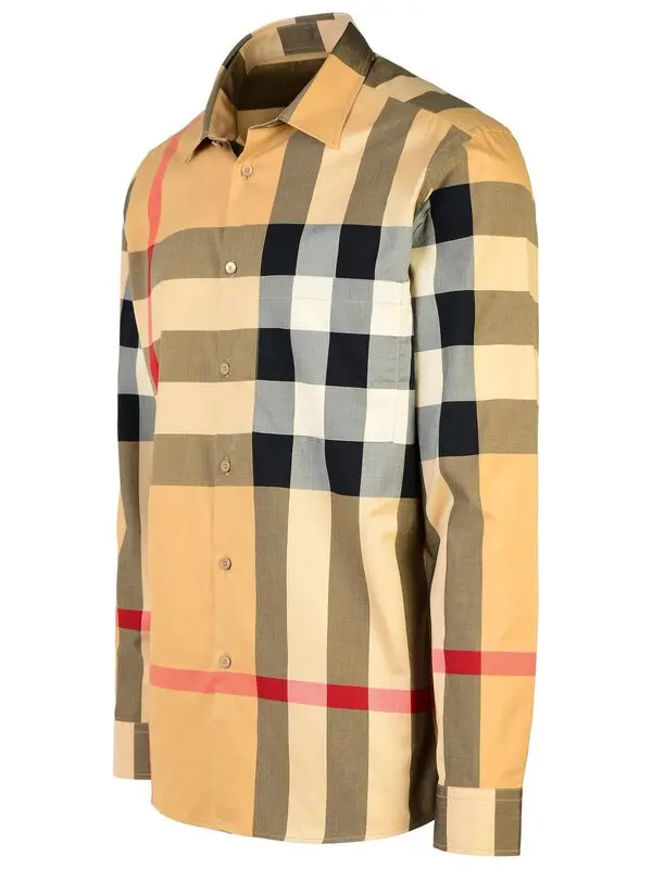 Burberry Summerton' Cotton Shirt - Beige