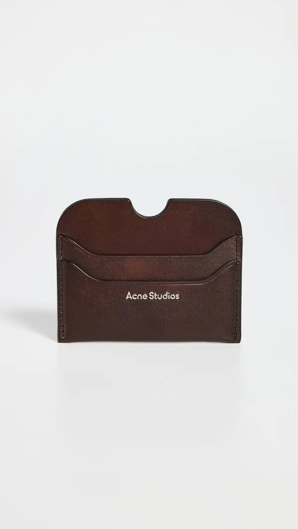 Acne Studios Elmas Aged Leather Card Case