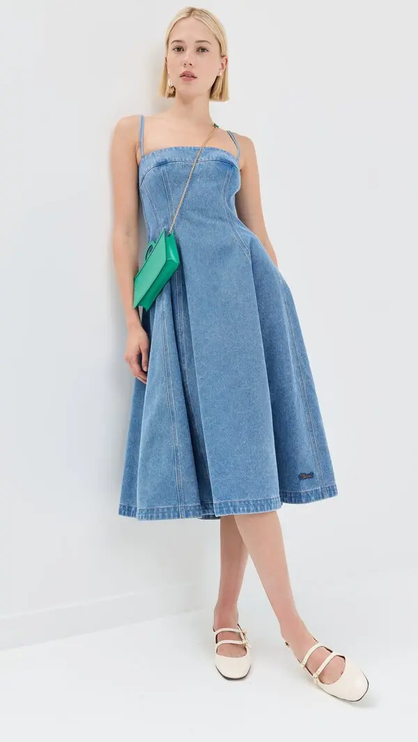 marni sleeveless paneled denim midi dress Coated Balloon - Cobalt truefit:root:laurita-shirred-mini-dress-brown-check Originality Cap Sleeve Twist Printed midi Flavor:Dark Choc Cake w/ Hazelnut Mousse