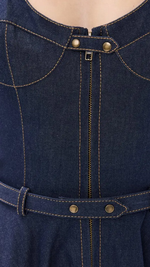monse denim dress Monse - Denim Boxy Dress
