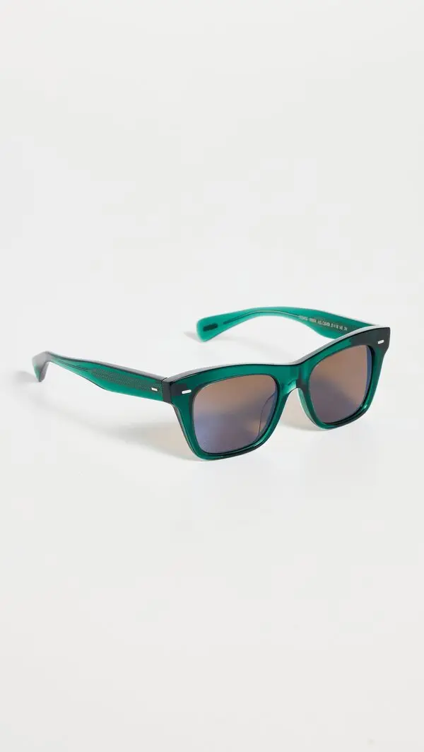 NEW OLIVER PEOPLES MS. OLIVER TRANSLUCENT DARK TEAL ITALY WAYFARER SUNGLASSES Oliver Peoples - Ms. Oliver (OV5542SU) Sunglasses | Specs  main image 2