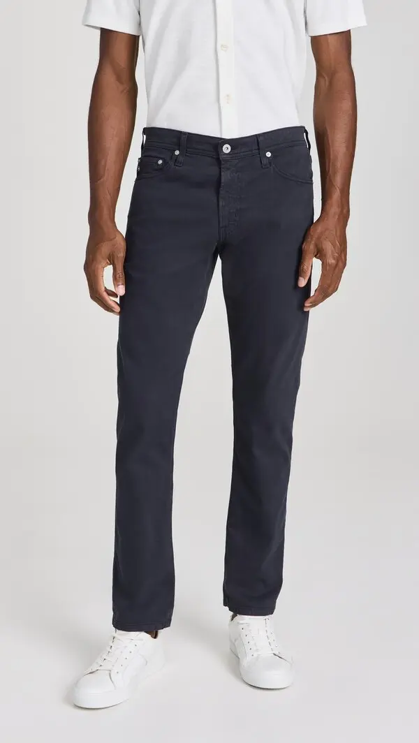 Ag Graduate Sud Tailored Twill Jeans - New Navy