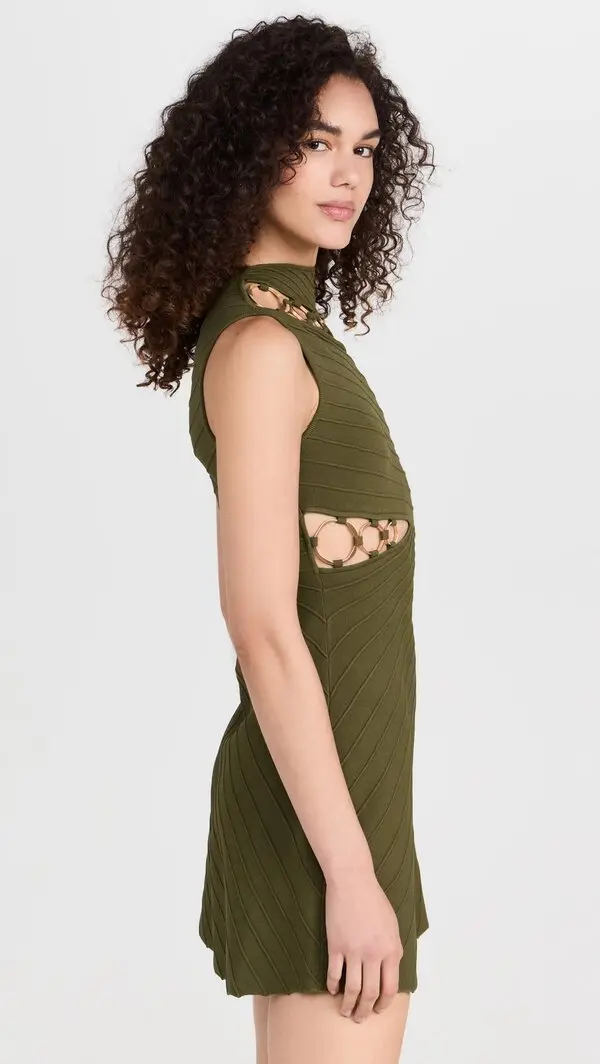 Cult Gaia Dimetria Knit Dress In Serpent - 60% Off