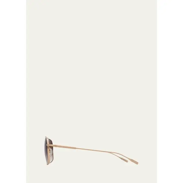 Barton Perreira Renzo Titanium Aviator Sunglasses