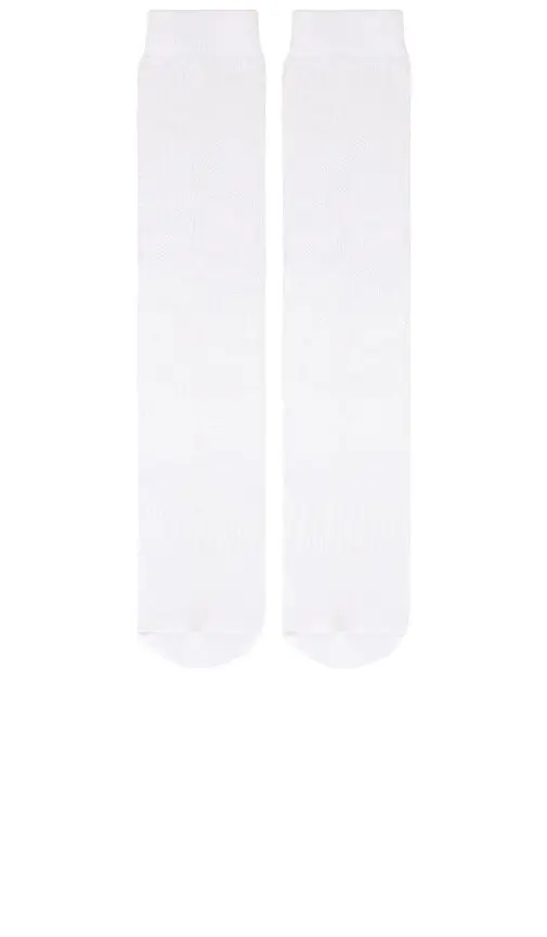 SOULS. Cloud Grip Ribbed Knit Socks - White