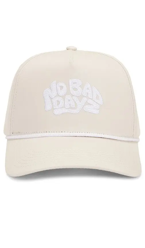 PRETTYBOY No Bad Dayz Rope Cap - Tan & White
