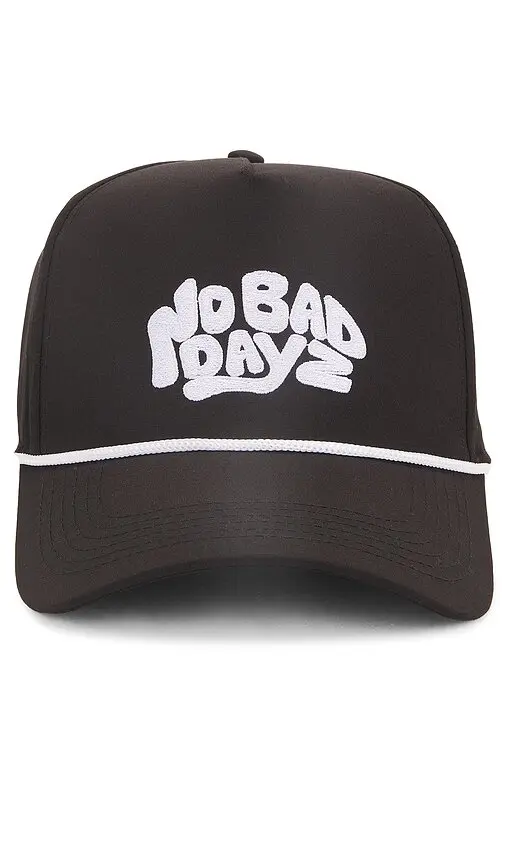 PRETTYBOY No Bad Dayz Rope Cap - Black & White