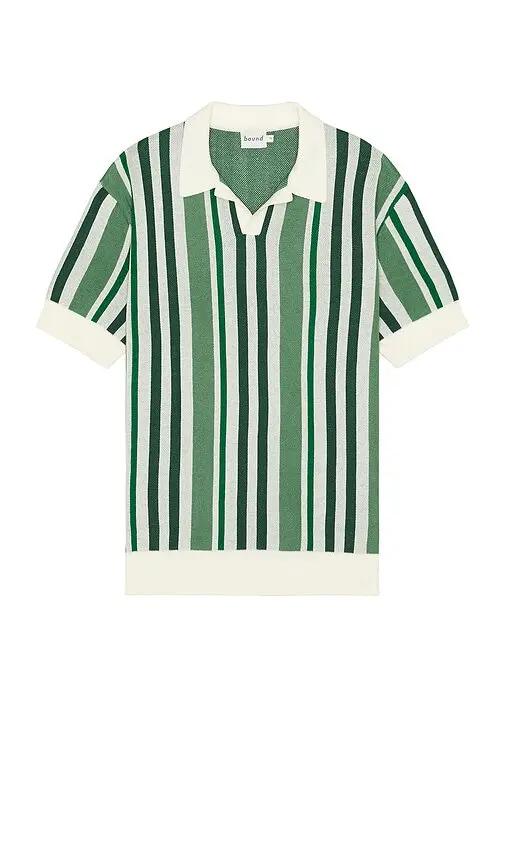 BOUND Knit Polo In Green