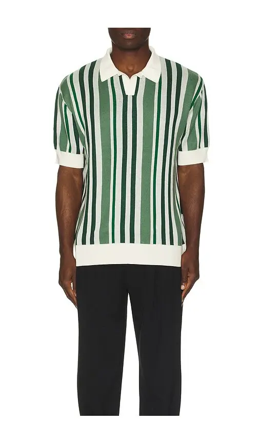 BOUND Knit Polo In Green