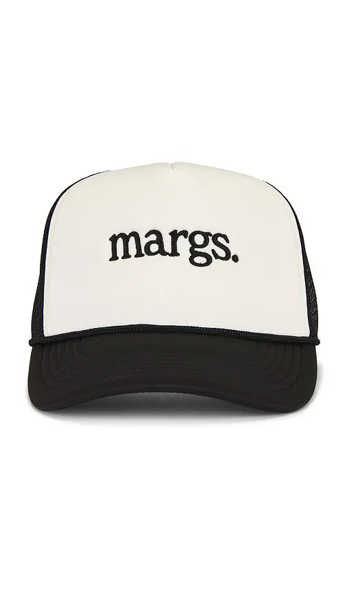 MOTEL MARGARITA Margs. Trucker Hat - Bone & Black