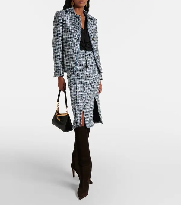 Etro Cotton-blend Tweed Jacket