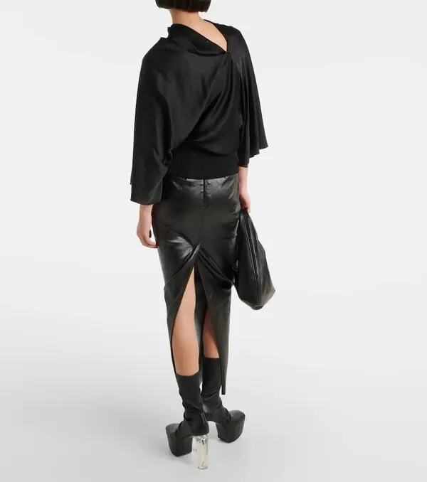 Rick Owens Cylinder Draped Top
