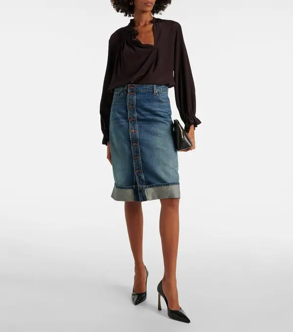 Victoria Beckham Midi Skirt