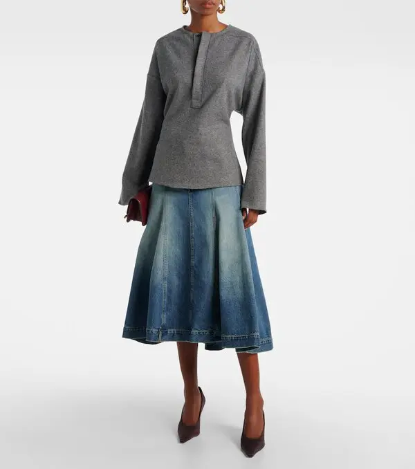 Victoria Beckham Midi Skirt