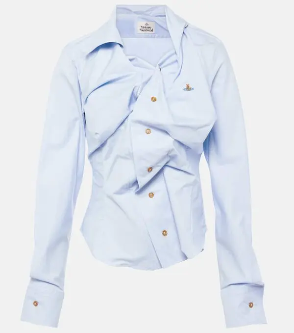 VIVIENNE WESTWOOD Drunken Ruffled Cotton Shirt