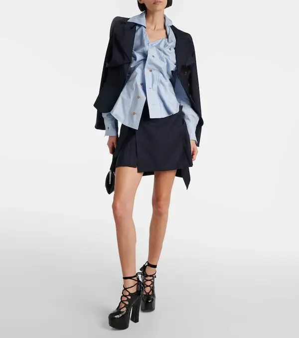 VIVIENNE WESTWOOD Drunken Ruffled Cotton Shirt