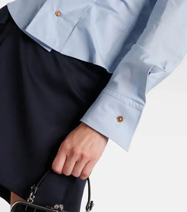 VIVIENNE WESTWOOD Drunken Ruffled Cotton Shirt