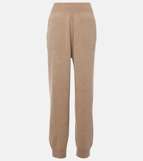 Stella McCartney - Stella McCartney High-Rise Cashmere And Wool Sweatpants