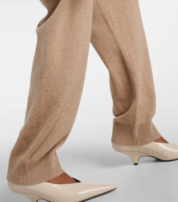 Stella McCartney - Stella McCartney High-Rise Cashmere And Wool Sweatpants