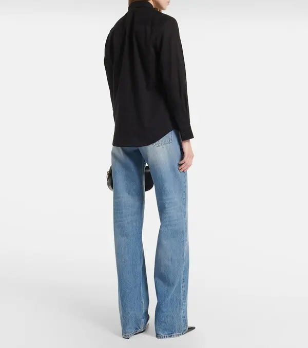 NILI LOTAN Nathael Ruffled Shirt
