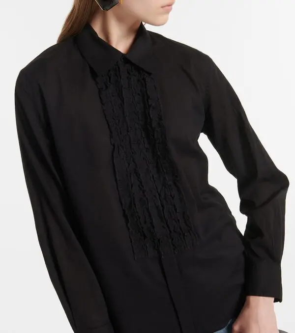 NILI LOTAN Nathael Ruffled Shirt