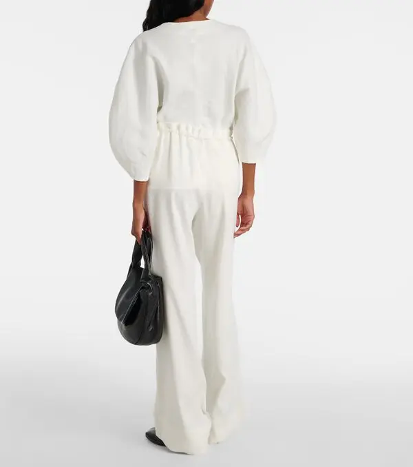 Proenza Schouler Linen-blend Wide-leg Pants