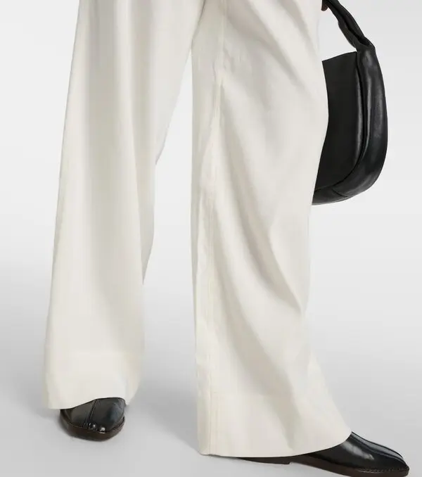 Proenza Schouler Linen-blend Wide-leg Pants