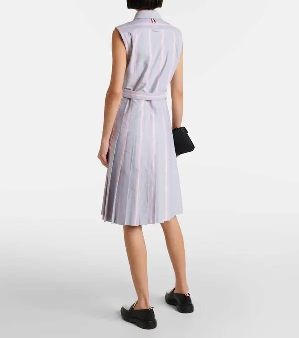 Thom Browne Cotton Midi Shirt Dress