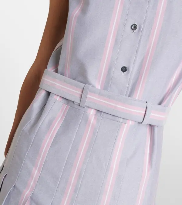 Thom Browne Cotton Midi Shirt Dress