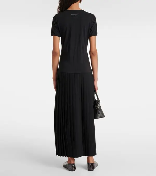 MAISON MARGIELA Pleated Midi Dress