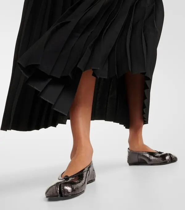 MAISON MARGIELA Pleated Midi Dress