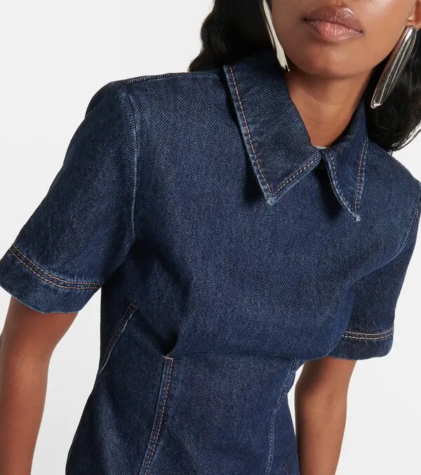 Sportmax Douglas Denim Shirt Dress