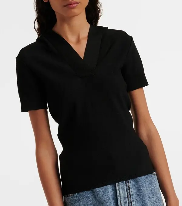 Alaïa Cropped Knit Top