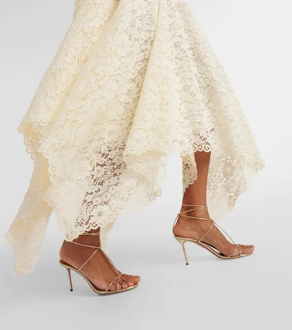 costarellos lace midi dress Rinna Lace Ombr Midi Dress