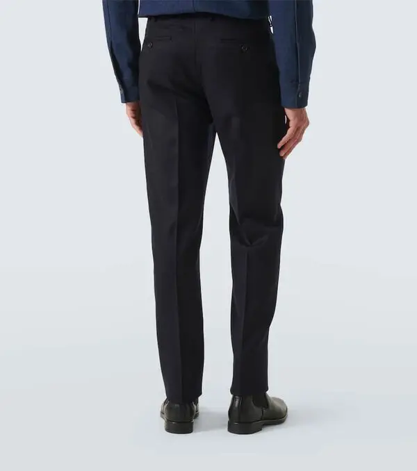 SLOWEAR Incotex Virgin Wool Straight Trousers