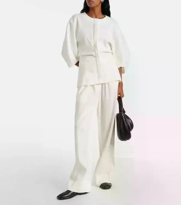 Proenza Schouler Linen-blend Top