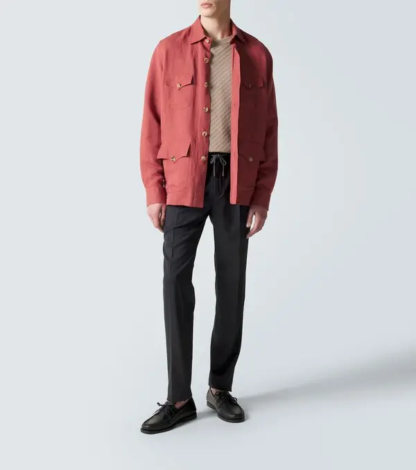 Incotex Virgin Wool Tapered Pants