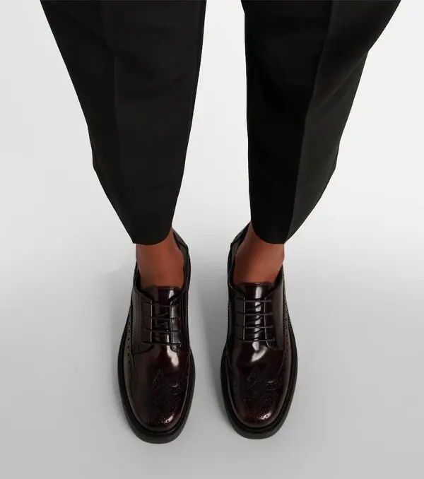 TOD'S Leather Brogues - Brown