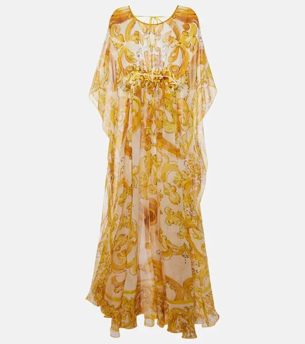 Dolce & Gabbana Majolica Maxi Dress - Multicoloured