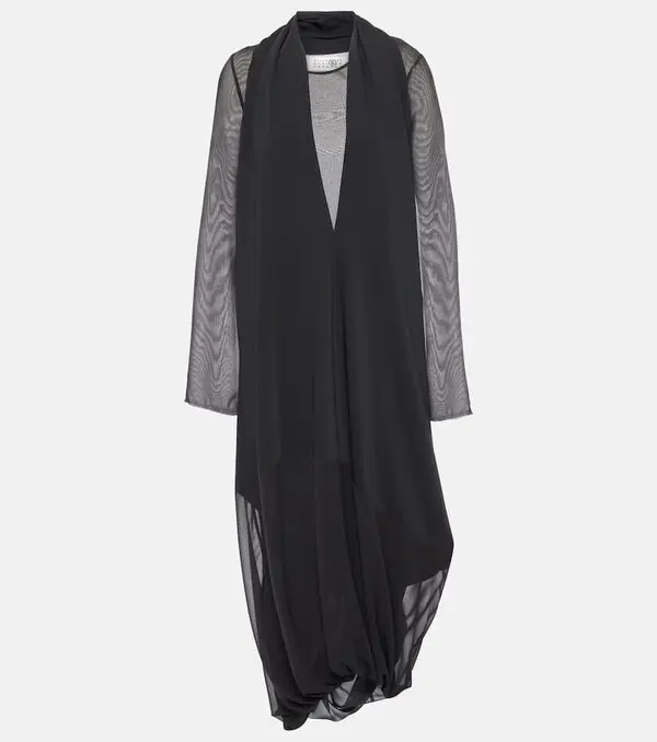 MAISON MARGIELA Draped Midi Dress