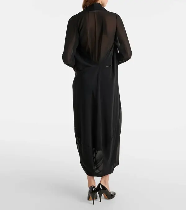 MAISON MARGIELA Draped Midi Dress