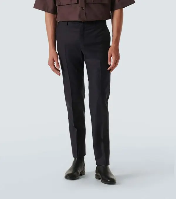 SLOWEAR Incotex Virgin Wool Tapered Trousers