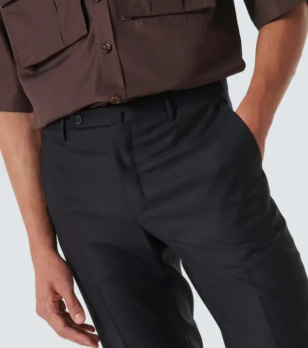 SLOWEAR Incotex Virgin Wool Tapered Trousers