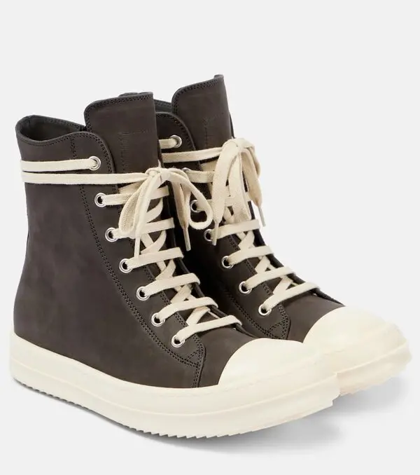 Rick Owens Geobasket High-top Sneakers - Grey