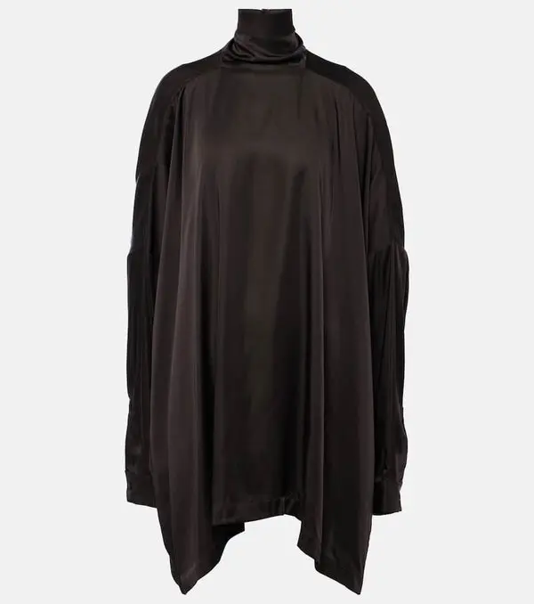 Rick Owens Jumbo Turtleneck Top - Black