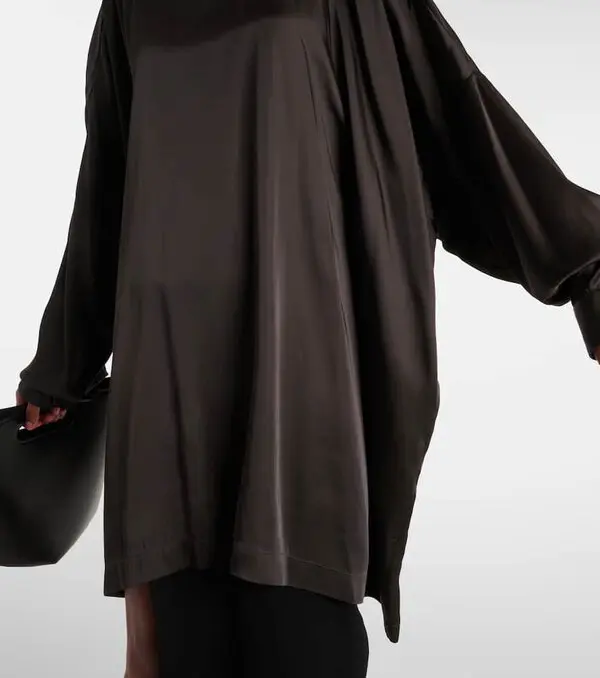 Rick Owens Jumbo Turtleneck Top - Black