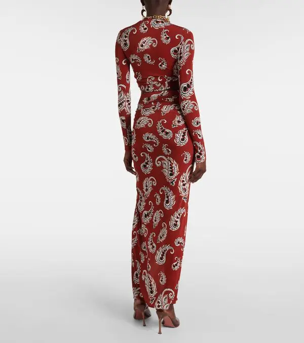 Rabanne Paisley Crop Top