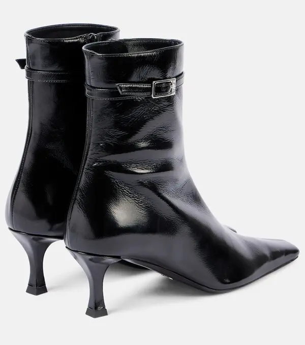 Proenza Schouler Leather Ankle Boots With Square Toe
