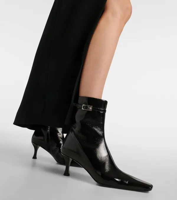 Proenza Schouler Leather Ankle Boots With Square Toe